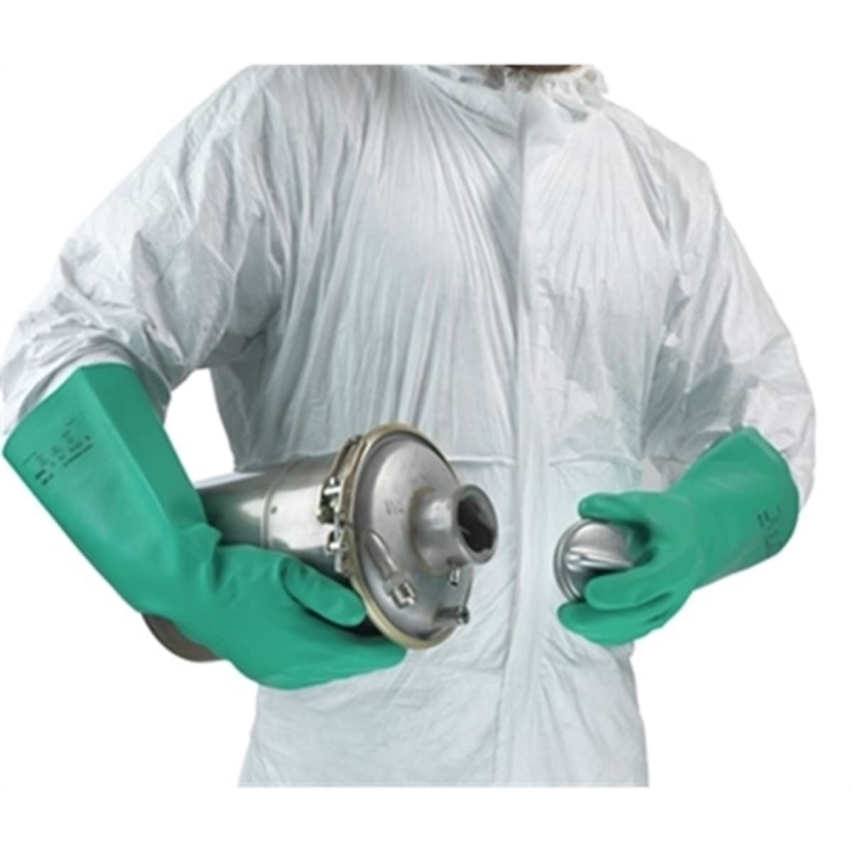 Luva Nitrílica Verde Longa CA 12598 Solvex Ansel - PreveOeste