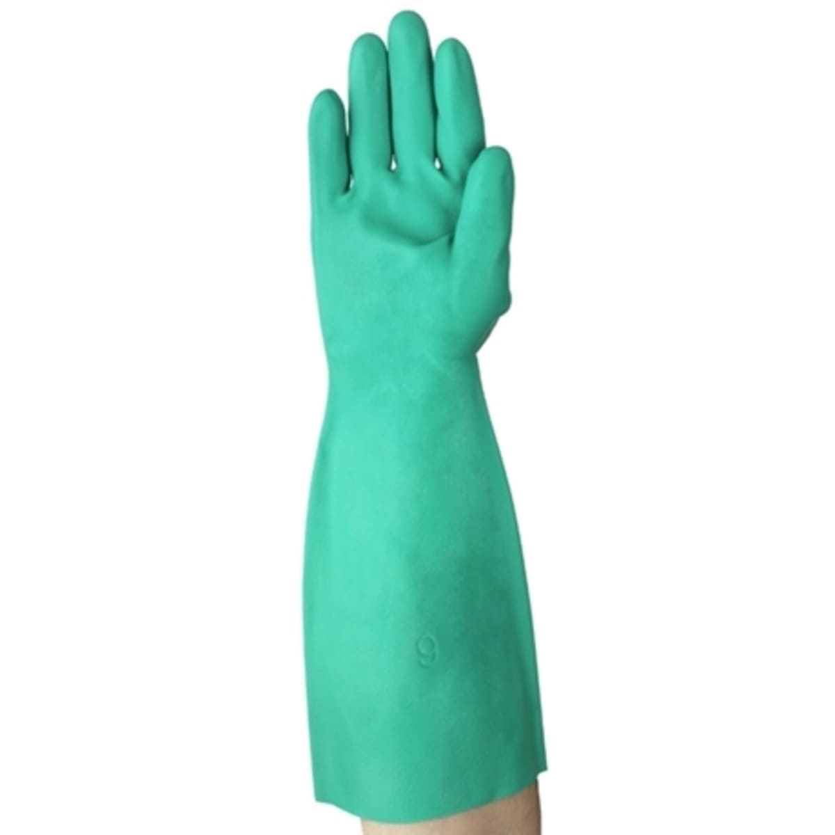 Luva Nitrilica Verde Solvex Com Forro CA 12705 Ansell - PreveOeste