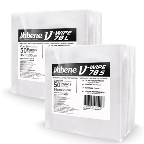 Pano Perflex Branco Wipe 30x29cm Com 50 Vabene - PreveOeste
