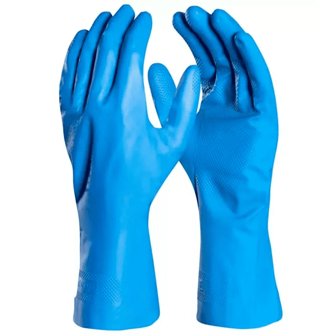 Luva Nitrilica Nitrisilver Azul CA 43861 Danny - PreveOeste