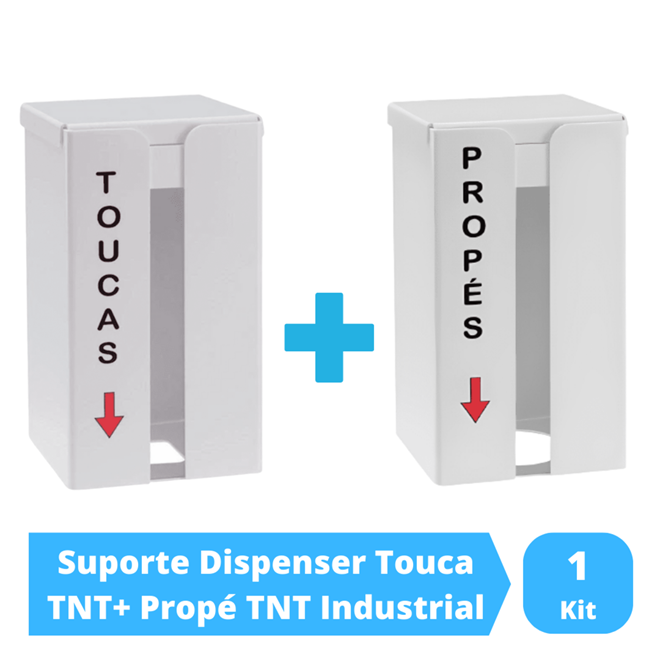 Suportes Dispenser Touca TNT + Propé TNT Industrial - PreveOeste