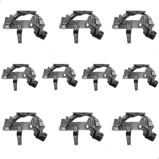 Suspensão Catraca Capacete Turtle Jugular Steelflex 10 unidades ...