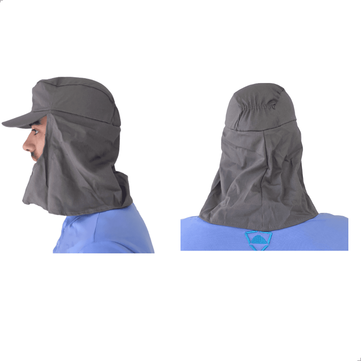 Boné Árabe Brim para Sol CA 44963 Cinza 3 Unidades - PreveOeste