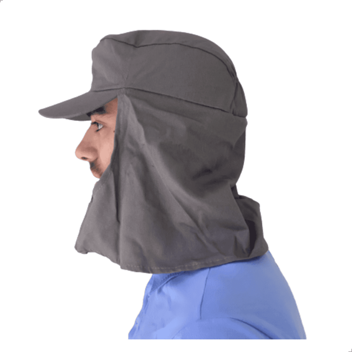 Boné Árabe Brim para Sol CA 44963 Cinza 10 Unidades - PreveOeste