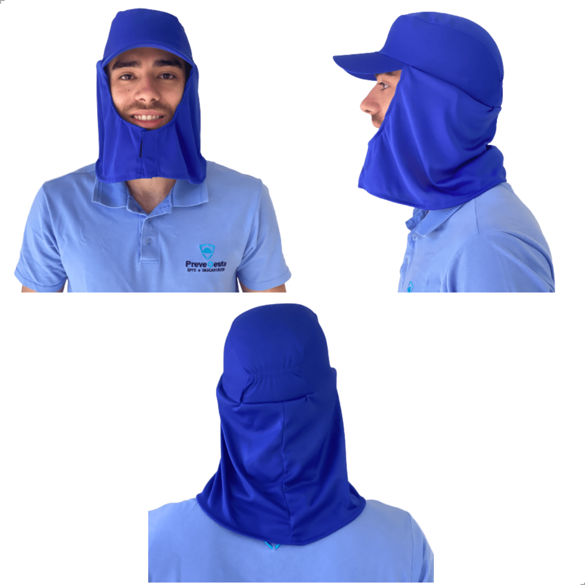 Bone EPI Árabe Sol Helanca CA 44963 Azul 3 Unidades - PreveOeste