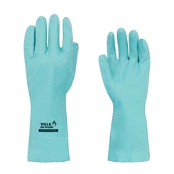 Luva Nitrilica Verde Solvex Com Forro CA 12705 Ansell - PreveOeste